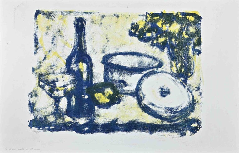 Léon Lang - Nature Morte au Citron - Lithograph by Léon Lang - Mid-20th ...