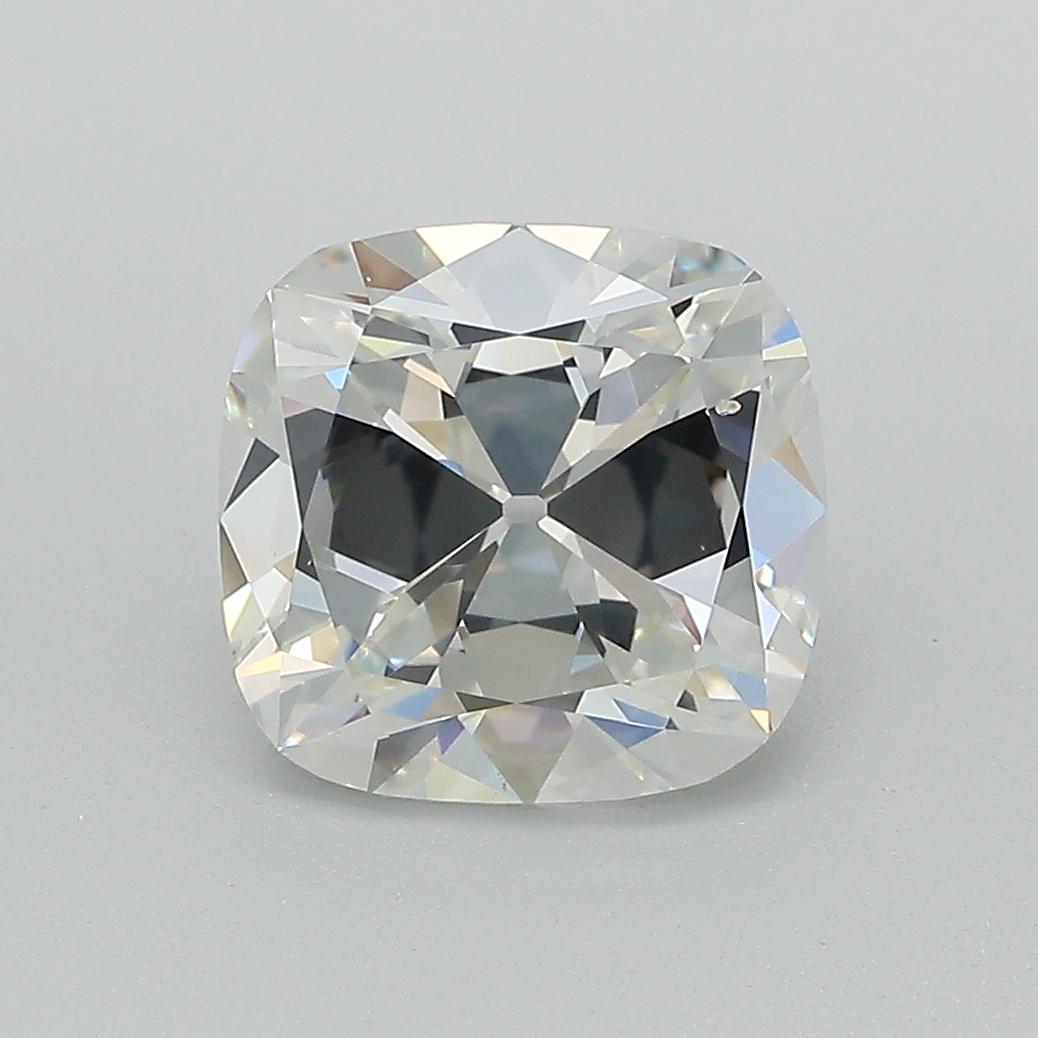 Leon Megé Custom Made Antique Cushion Diamond Engagement Micro Pave ...