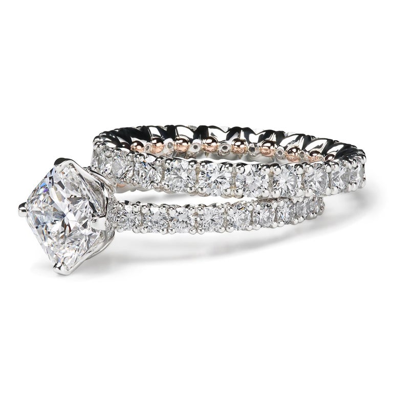 Leon Mege Custom Made Diamond Engagement Ring For Sale at 1stDibs