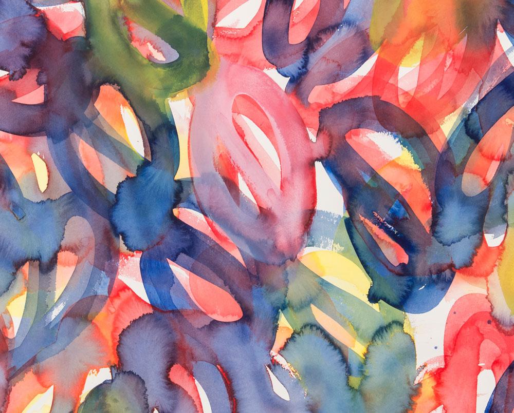 Leon Phillips - Jiggle 2 (Abstract painting) For Sale at 1stDibs