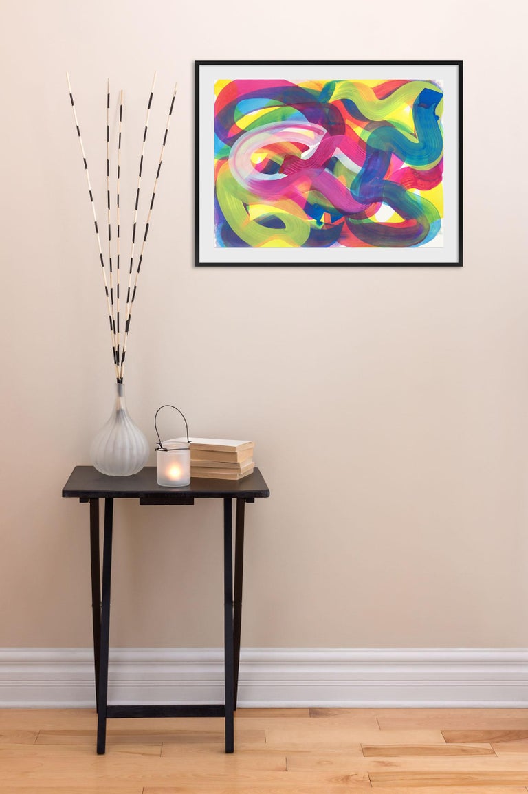 Leon Phillips - Squirm 16 (Abstract painting) For Sale at 1stDibs