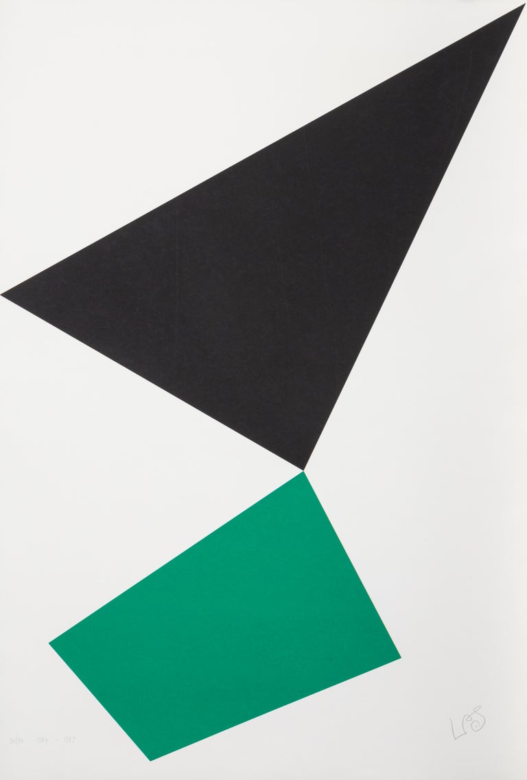 Leon Polk Smith - Werkubersicht/Work-Overview I, Large Silkscreen by ...