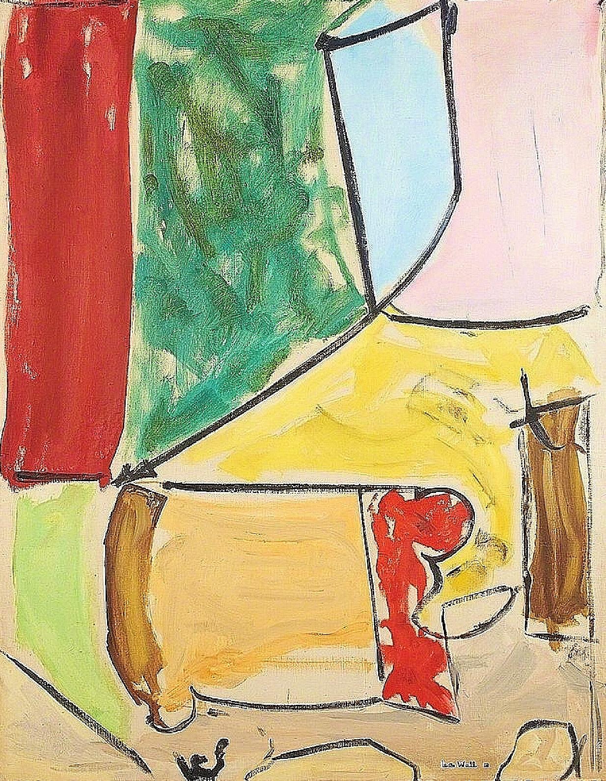 1940s American Abstract Expressionism Painting For Sale at 1stDibs ...