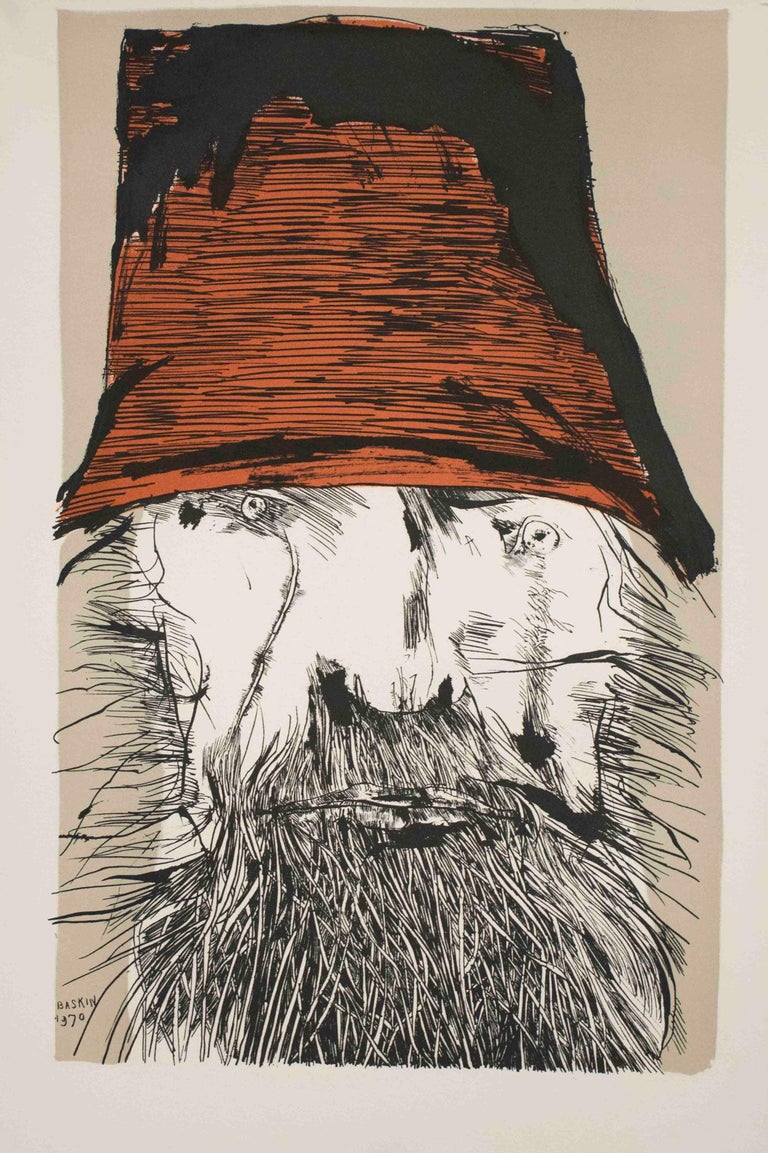 Leonard Baskin - Ahab with a Hat at 1stDibs | leonard baskin art