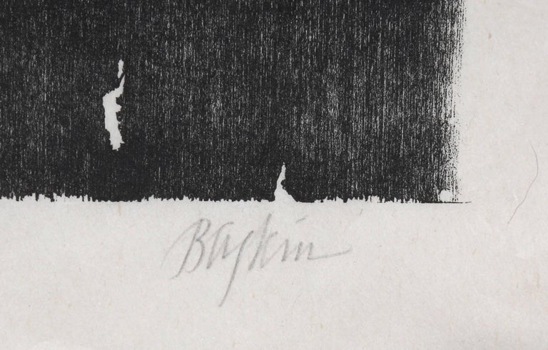 Leonard Baskin - "Betrayal," Woodcut Print on Rice Paper, 1969 For Sale ...