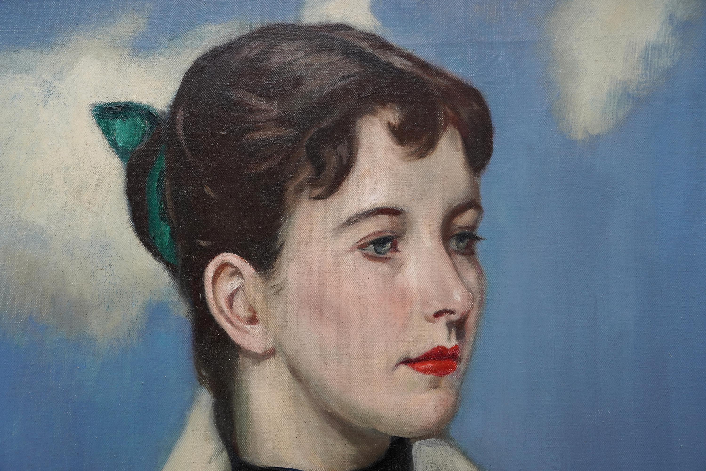 Leonard John Fuller - The Green Jumper - St Ives School 1950's female ...