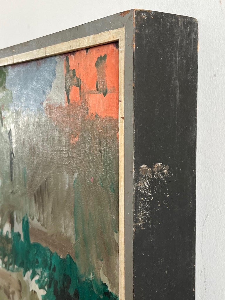 Leonard Maurer Landscape Painting, 1959 For Sale at 1stDibs