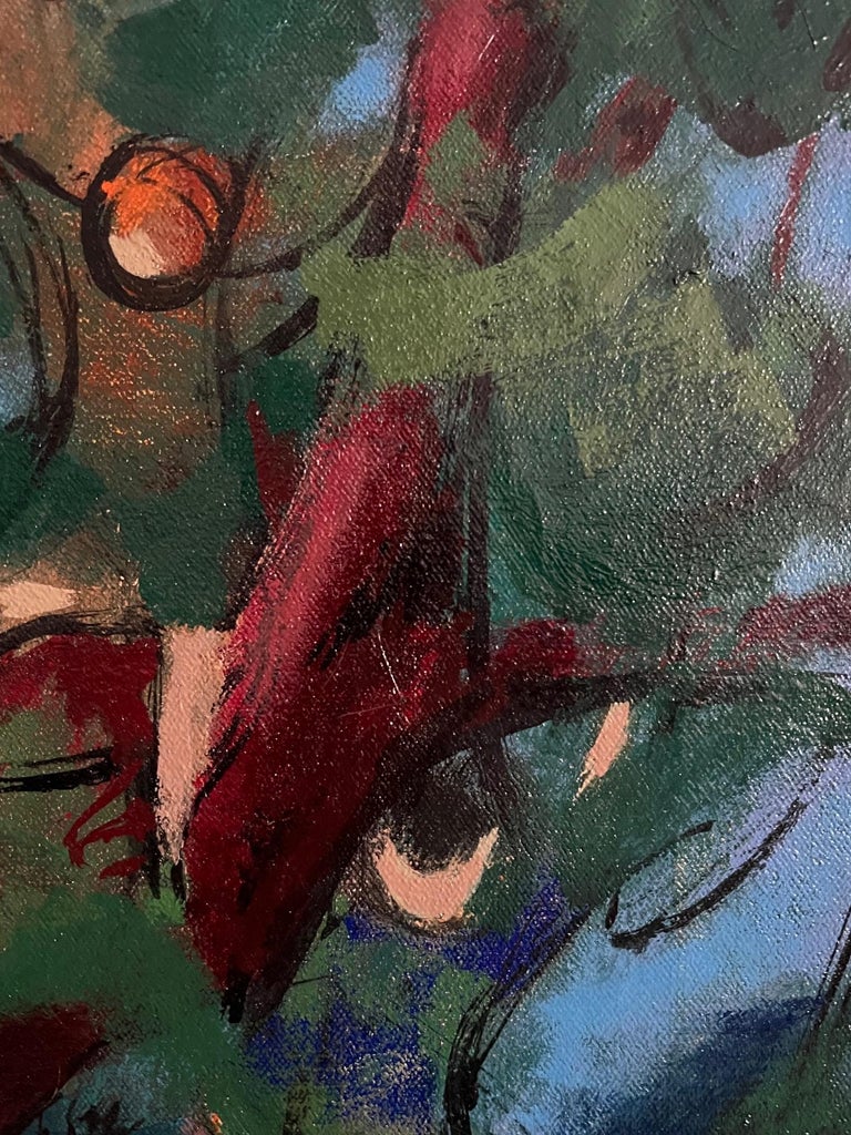 Leonard Maurer Oil Painting, 1948 For Sale at 1stDibs