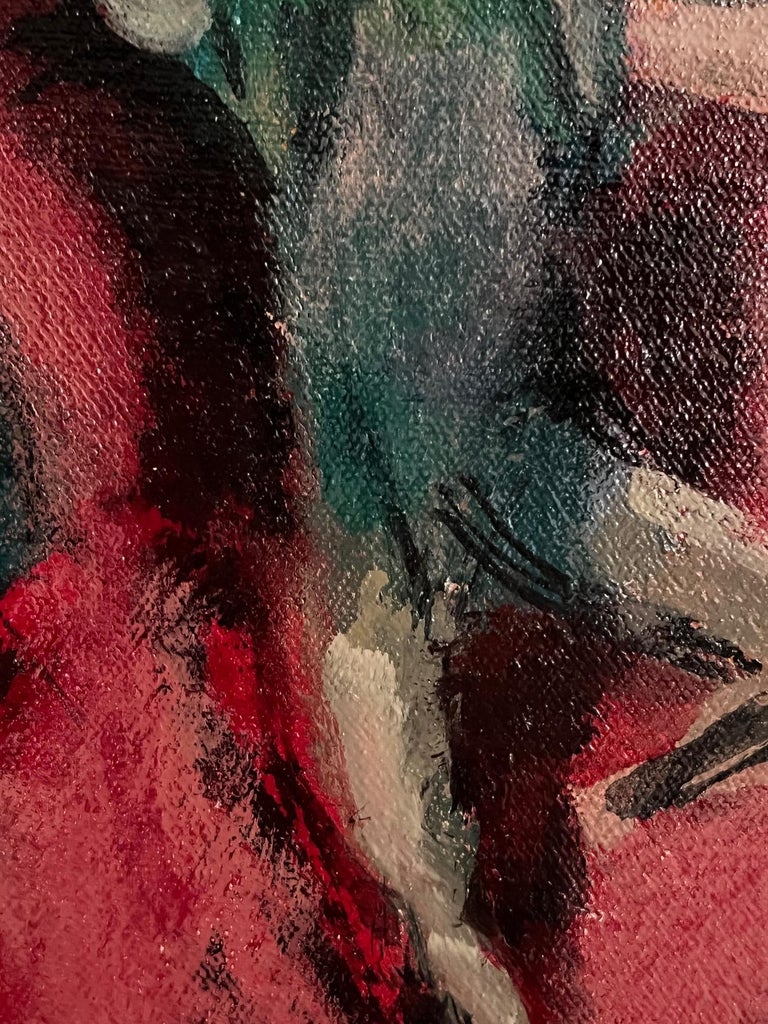 Leonard Maurer Oil Painting, 1948 For Sale at 1stDibs