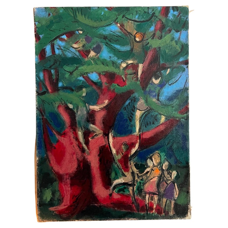Leonard Maurer Oil Painting, 1948 For Sale at 1stDibs