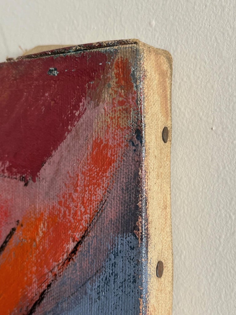 Leonard Maurer Oil Painting "Ferry" 1949 For Sale at 1stDibs