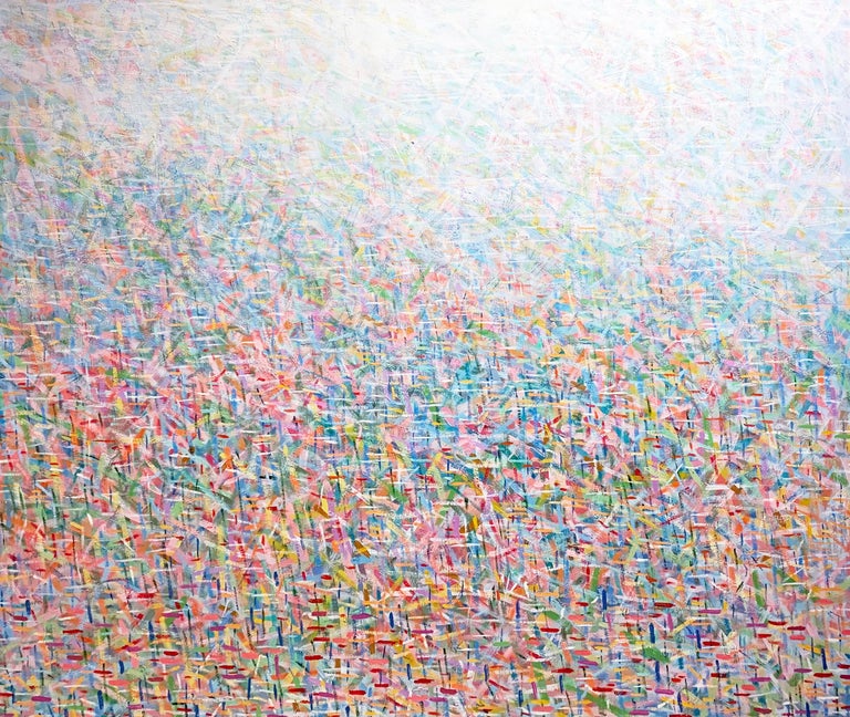 Leonard Nelson - "Colorfield #410", American Modernist, Gradient Color ...