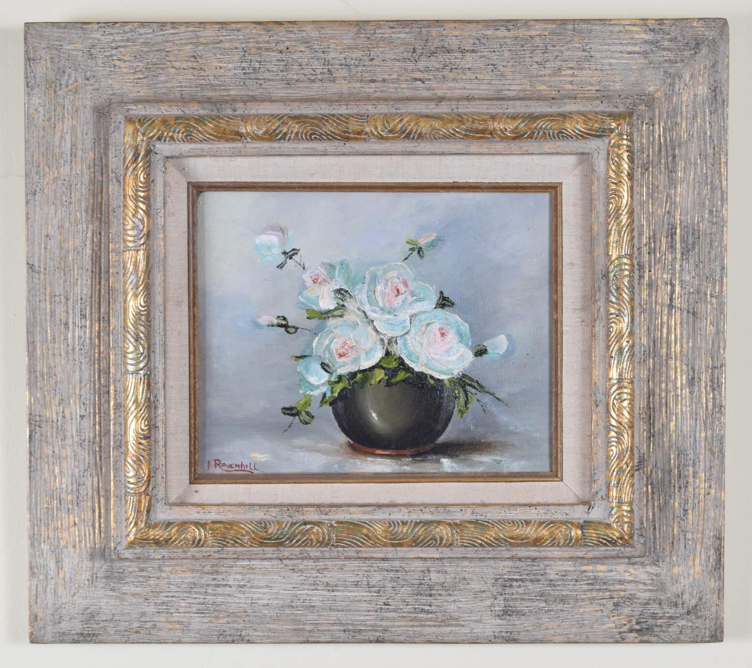 Leonard Raven Hill - Leonard Raven-Hill Oil Painting Still Life Flowers ...