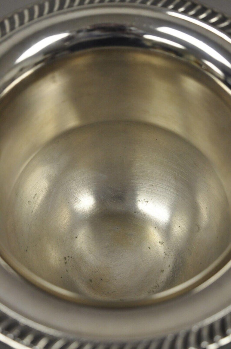 Leonard Regency Style Silver Plated Trophy Cup Champagne Chiller Ice ...