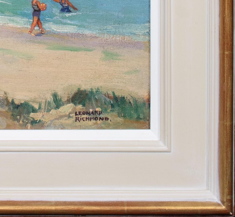 Leonard Richmond - Bathers At The Beach, Near St Ives, circa 1930 For ...