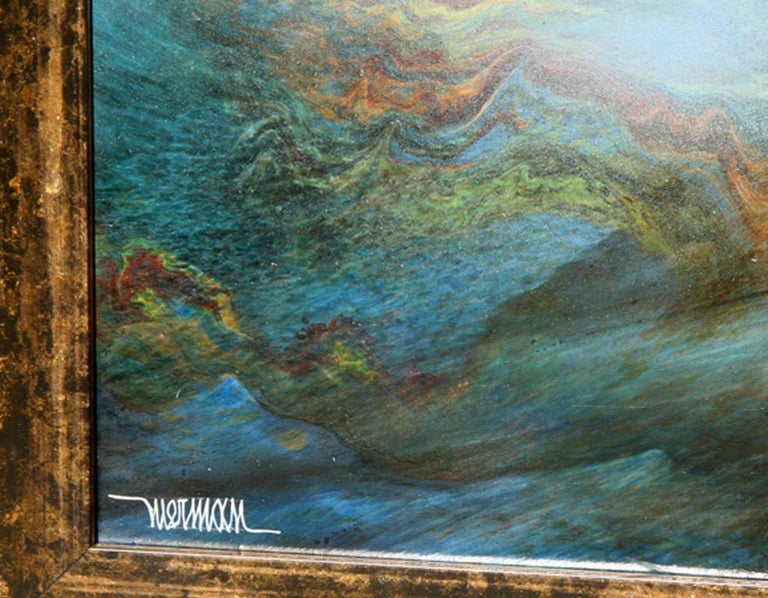 Leonardo Nierman - Flight, Large Abstract Painting by Leonardo Nierman ...