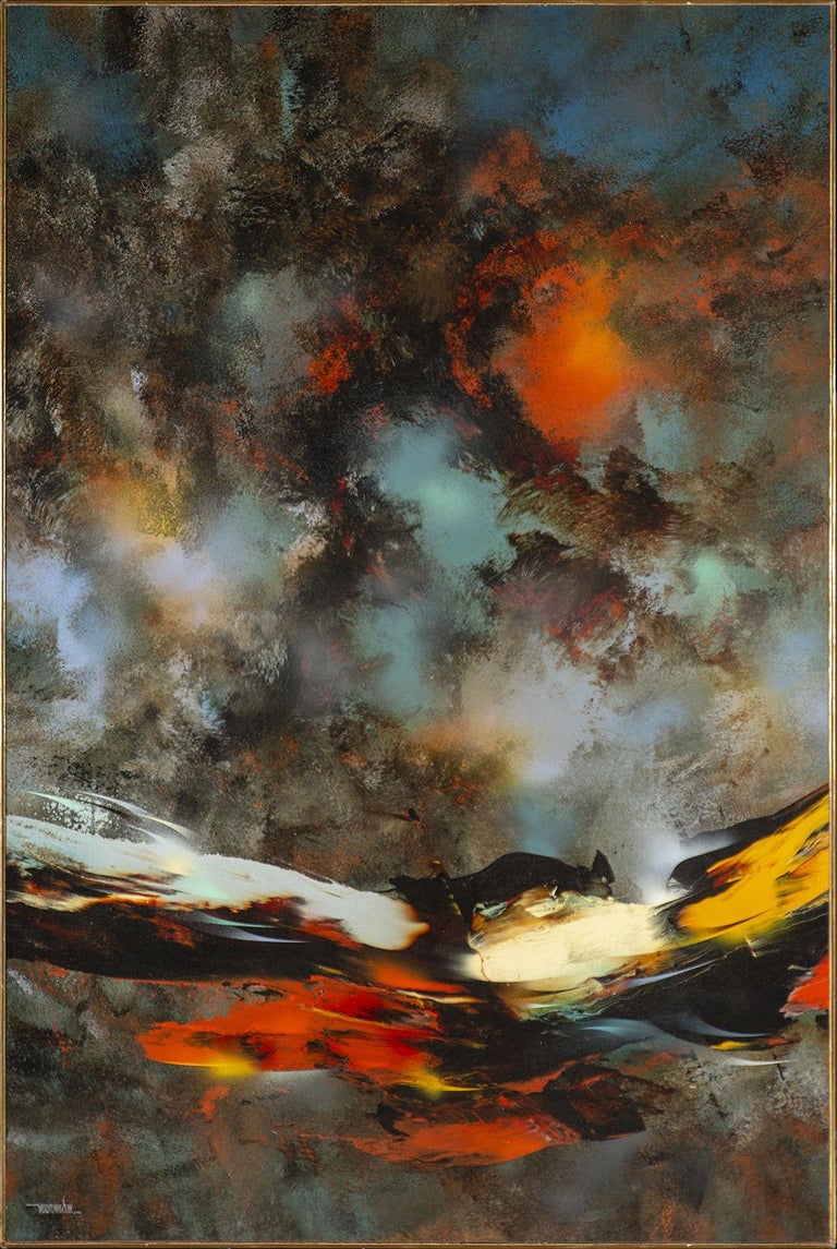 Leonardo Nierman - Leonardo Nierman "Cosmic Wind" LARGEST NIERMAN ...