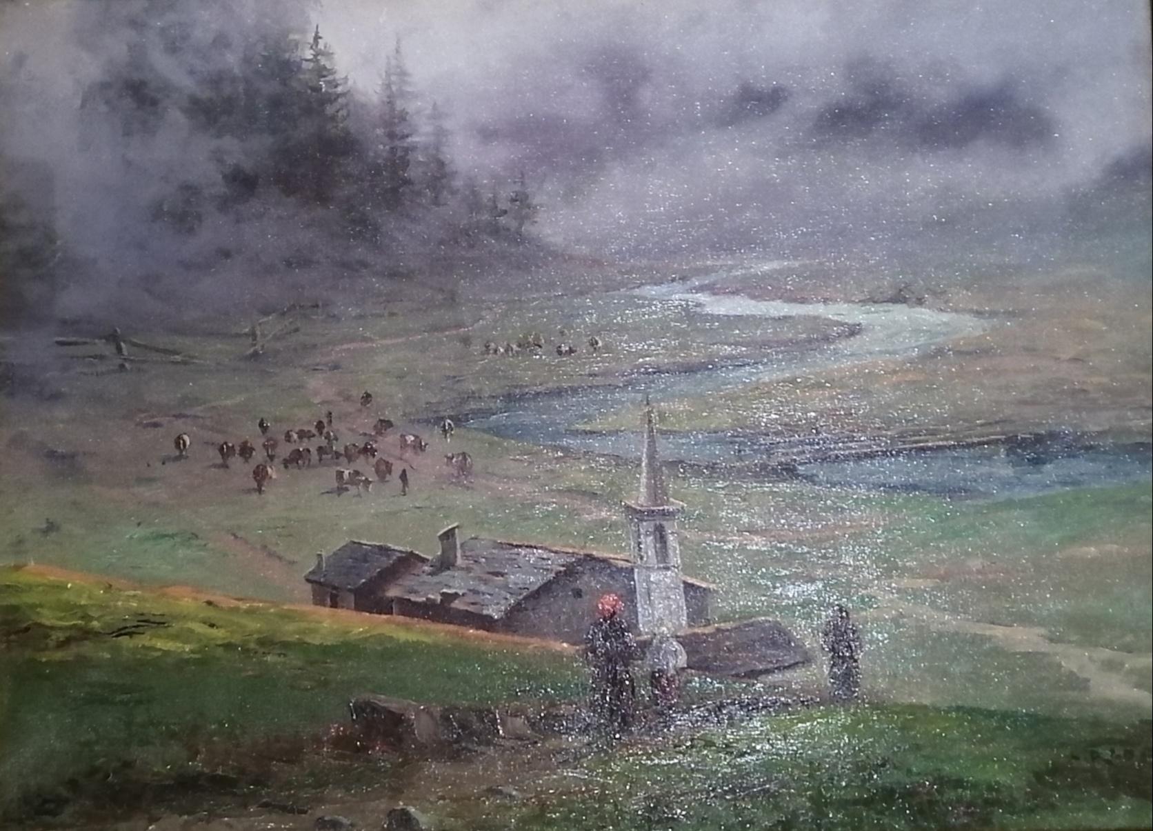 Leonardo Roda - La Conca del Breuil For Sale at 1stDibs