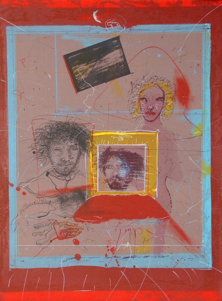 Leonel Gongora - Samson and Delilah, Lithograph by Leonel Gongora For ...