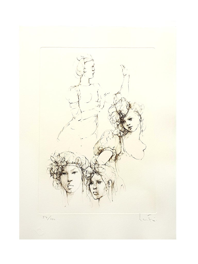 Leonor Fini - Leonor Fini - Portraits - Original Handsigned Lithograph ...