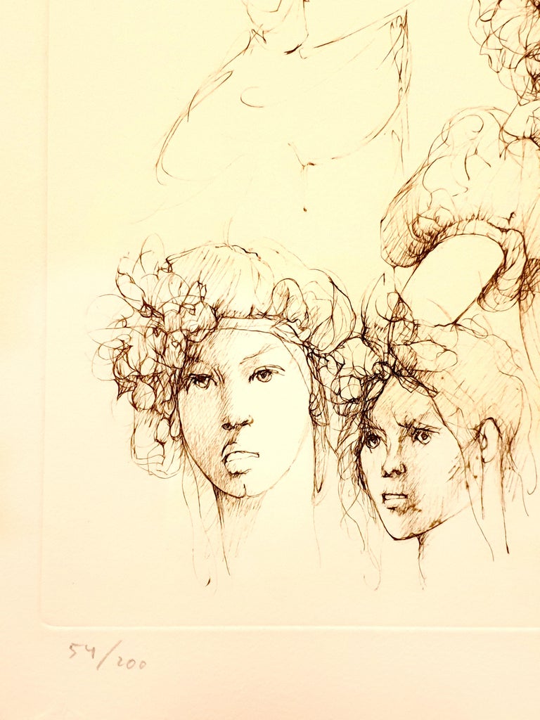 Leonor Fini - Leonor Fini - Portraits - Original Handsigned Lithograph ...