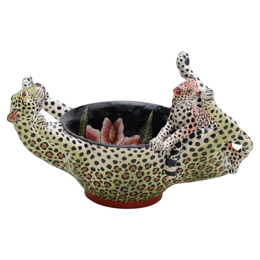 Leopard Peanut Bowl For Sale at 1stDibs