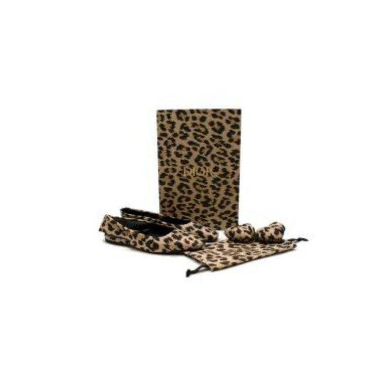 Leopard Print Mizza Slingback Flats For Sale at 1stDibs