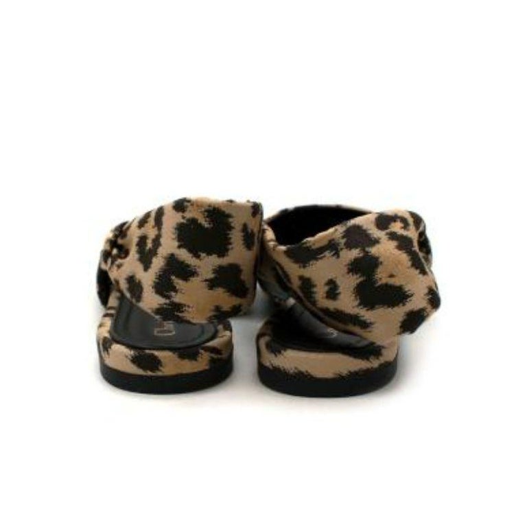 Leopard Print Mizza Slingback Flats For Sale at 1stDibs