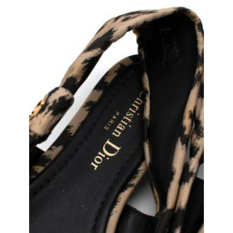Leopard Print Mizza Slingback Flats For Sale at 1stDibs