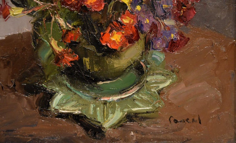 Leopold Pascal - Oil Painting by Leopold Pascal "Flowers" For Sale at ...