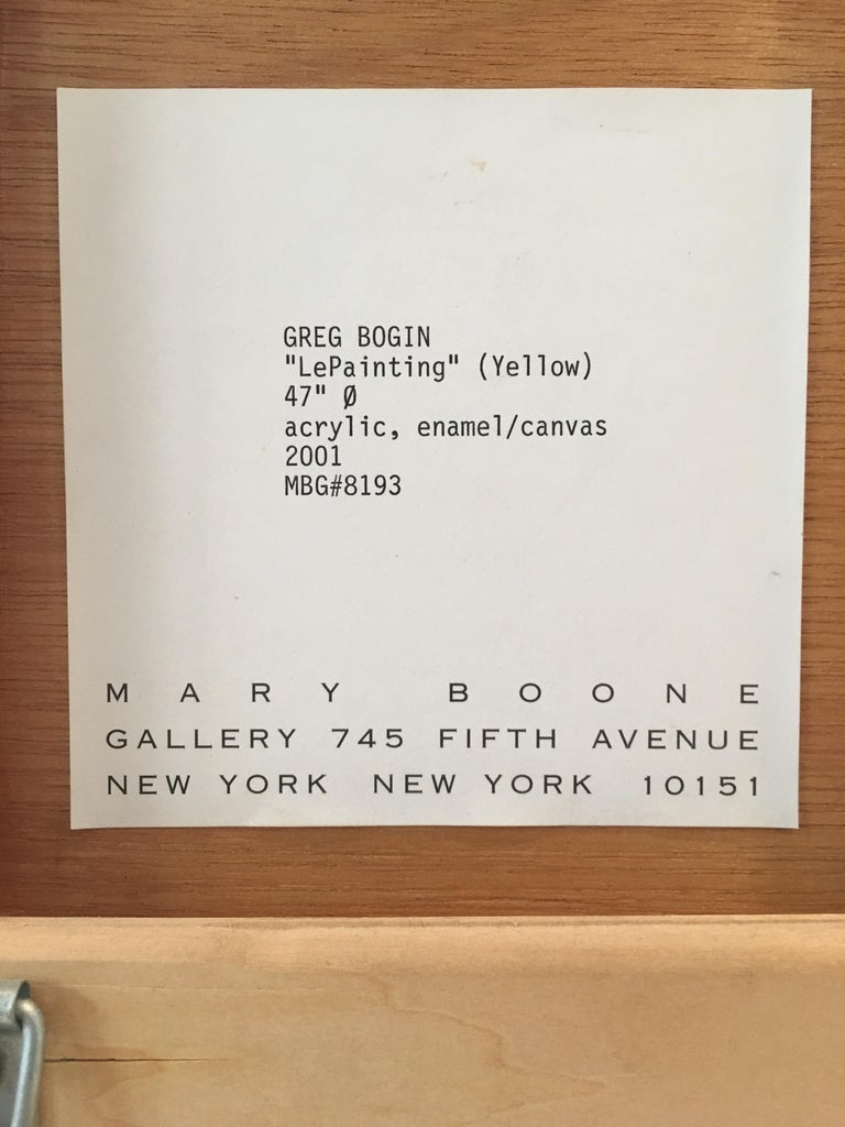 Lepainting 'Yellow' by Greg Bogin For Sale at 1stDibs | greg bogin artist