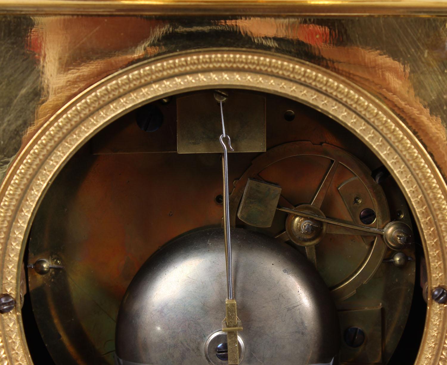 Lepaute and Fils Mantel Clock with Calender, Empire circa 1815 ...