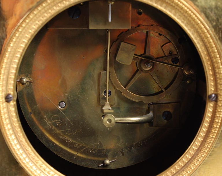 Lepaute and Fils Mantel Clock with Calender, Empire circa 1815 ...
