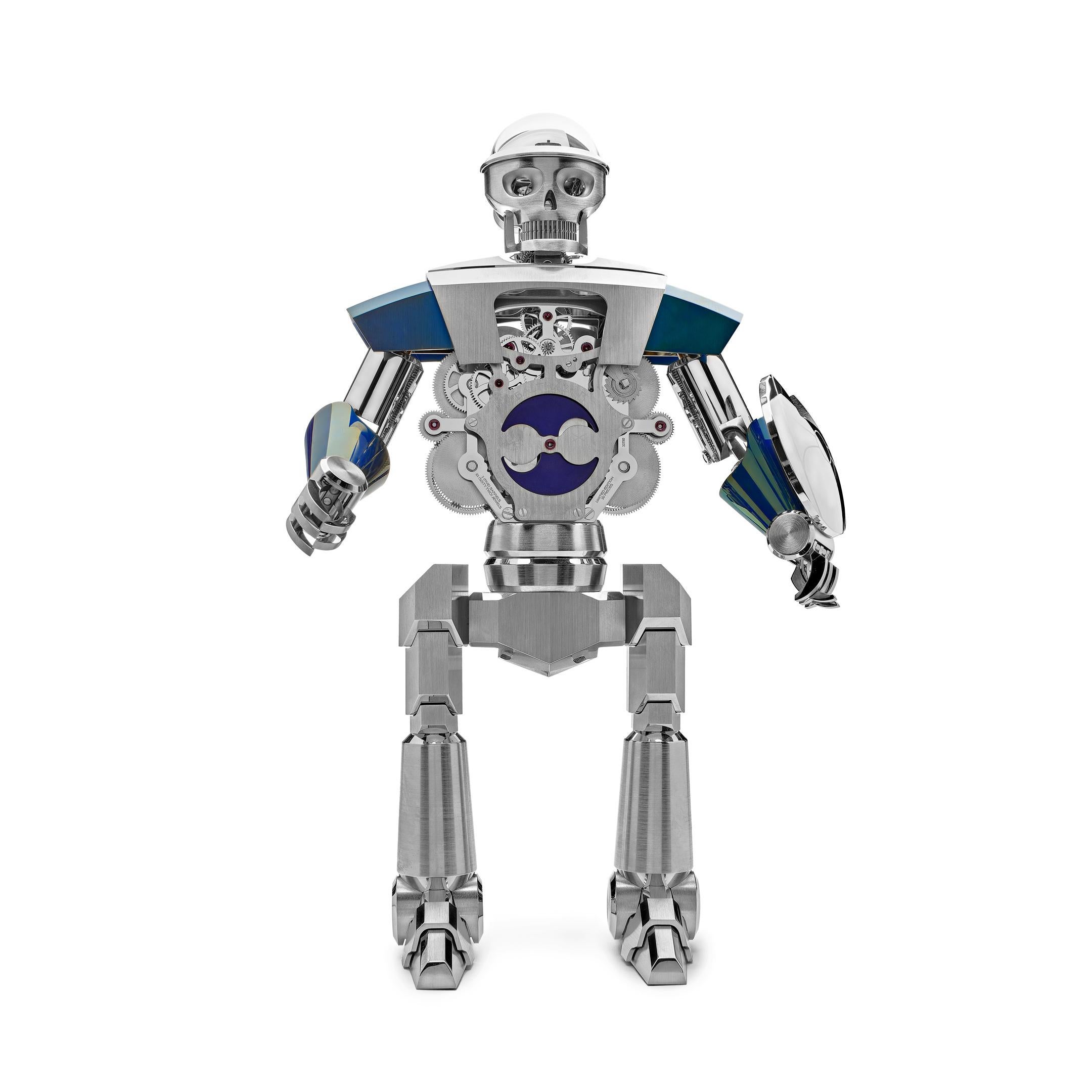L’ÉPÉE 1839 × MB&F Robot Machine Balthazar Blue 50.6803/401 Limited to ...