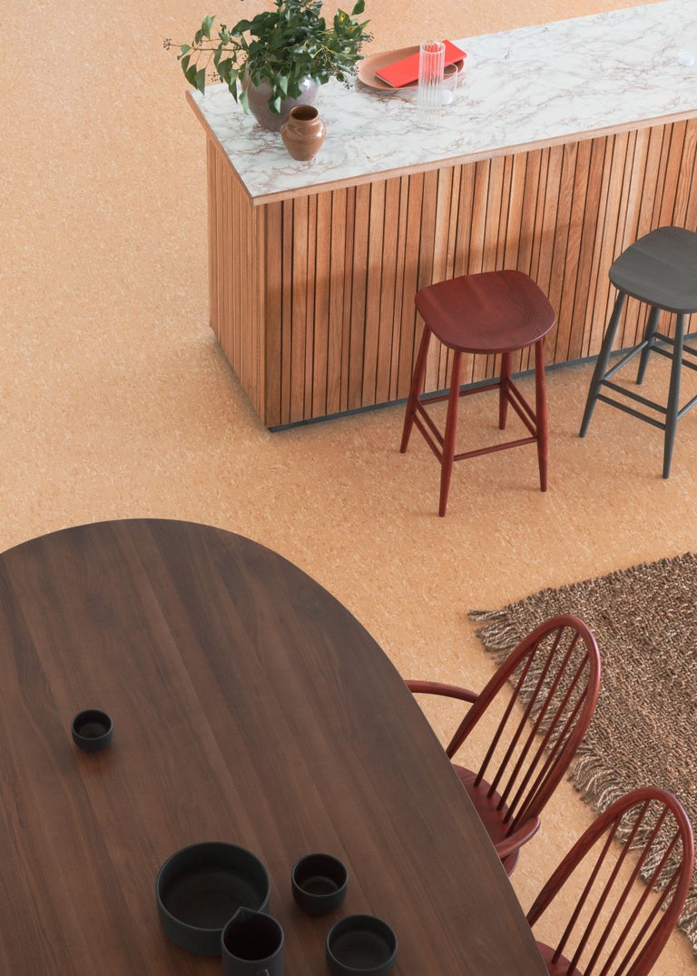 L.Ercolani Utility Natural Bar Stool Designed by Lucian R Ercolani in ...