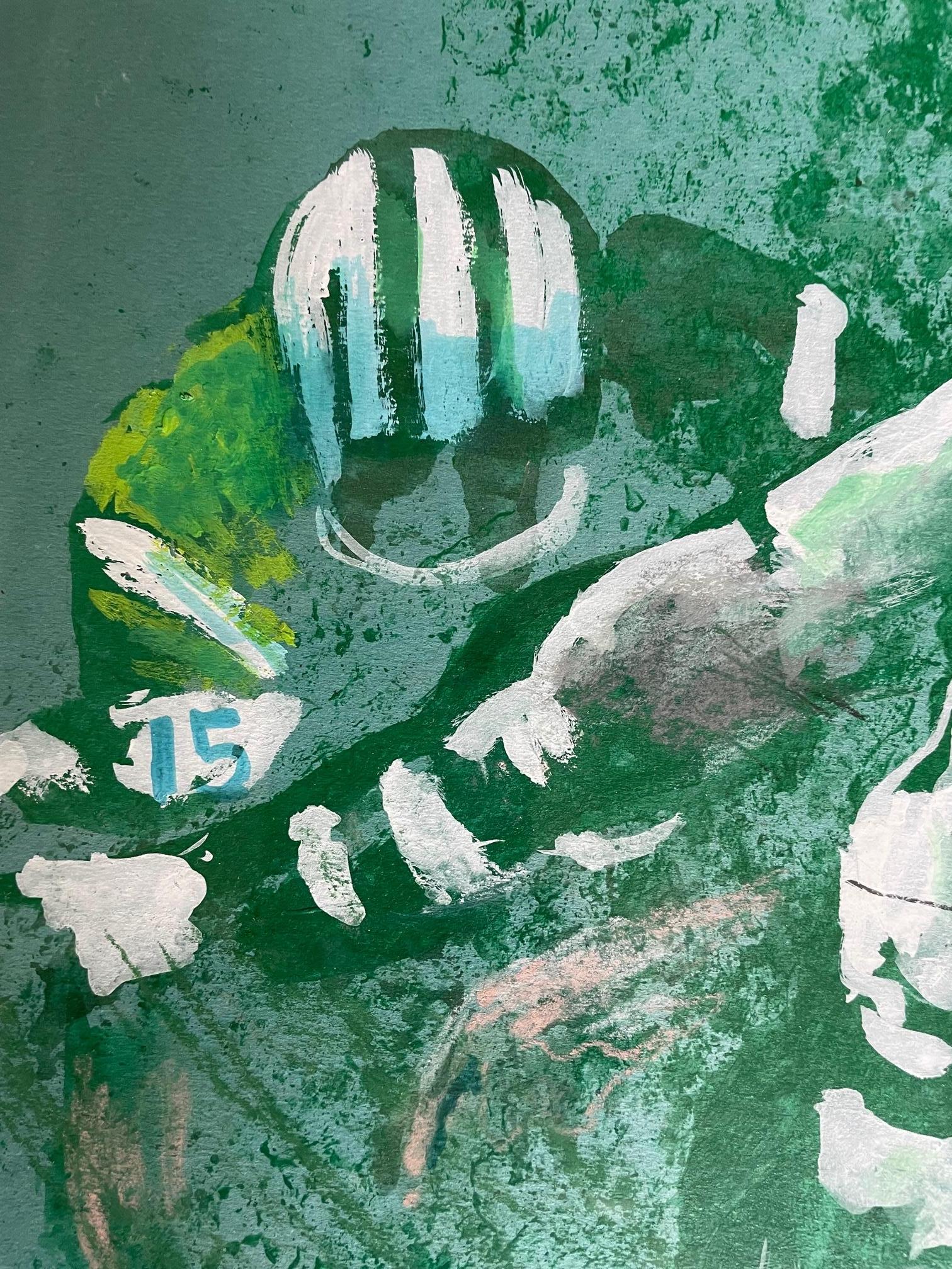 LeRoy Neiman - Jim Turner New York Jets For Sale at 1stDibs