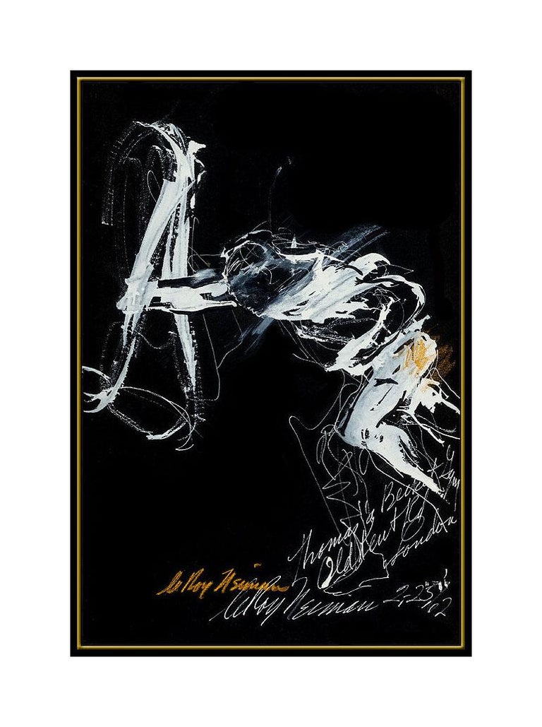 LeRoy Neiman - LeRoy Neiman Original Boxing Oil Painting Signed ...