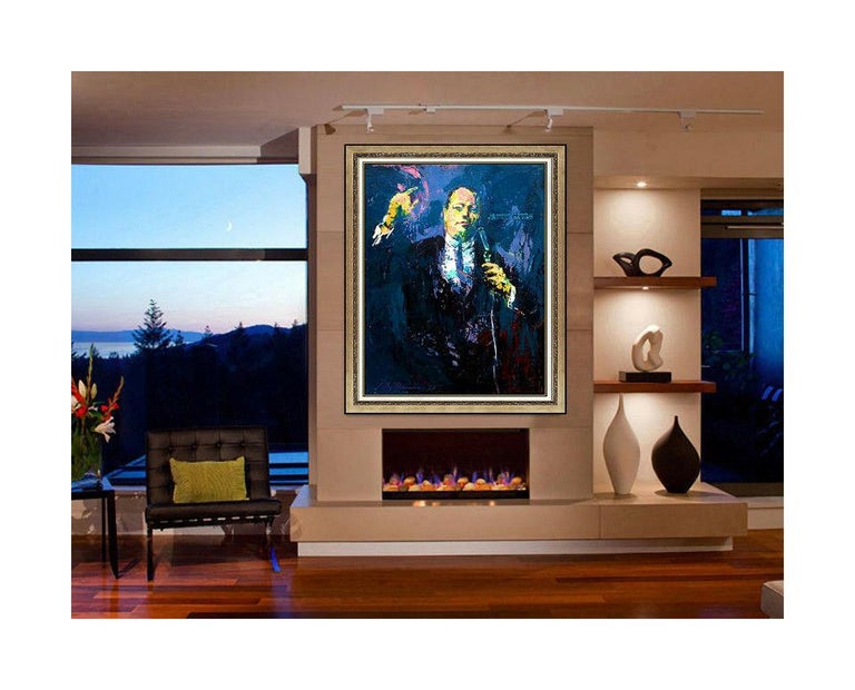 LeRoy Neiman - LeRoy Neiman Original Painting Oil on Board Large Jackie ...