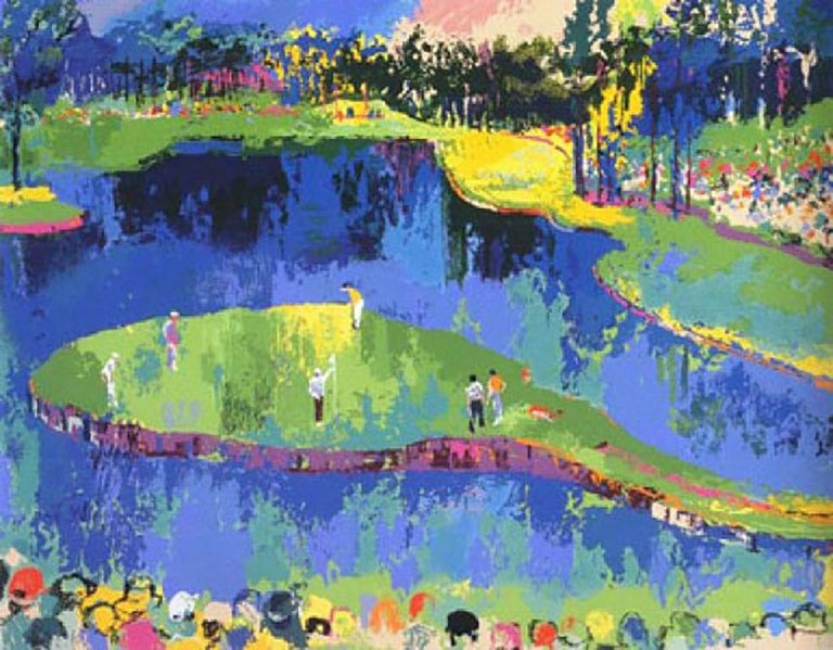 LeRoy Neiman - Big Time Golf, Suite of 4 framed serigraph 1992 by Leroy ...