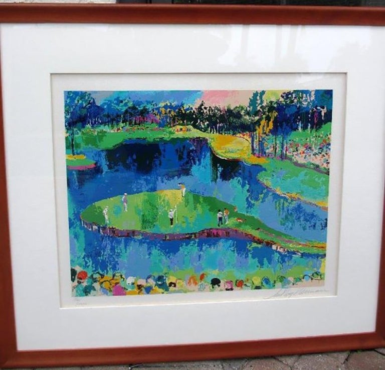 LeRoy Neiman - Big Time Golf, Suite of 4 framed serigraph 1992 by Leroy ...