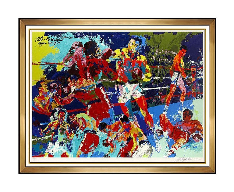 LeRoy Neiman - LeRoy Neiman Homage To Muhammad Ali Color Serigraph ...