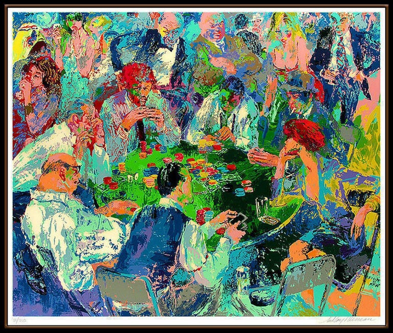 LeRoy Neiman - Stud Poker For Sale at 1stDibs
