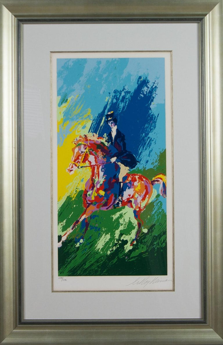 LeRoy Neiman - The Equestrian lithograph by Leroy Neiman at 1stDibs ...
