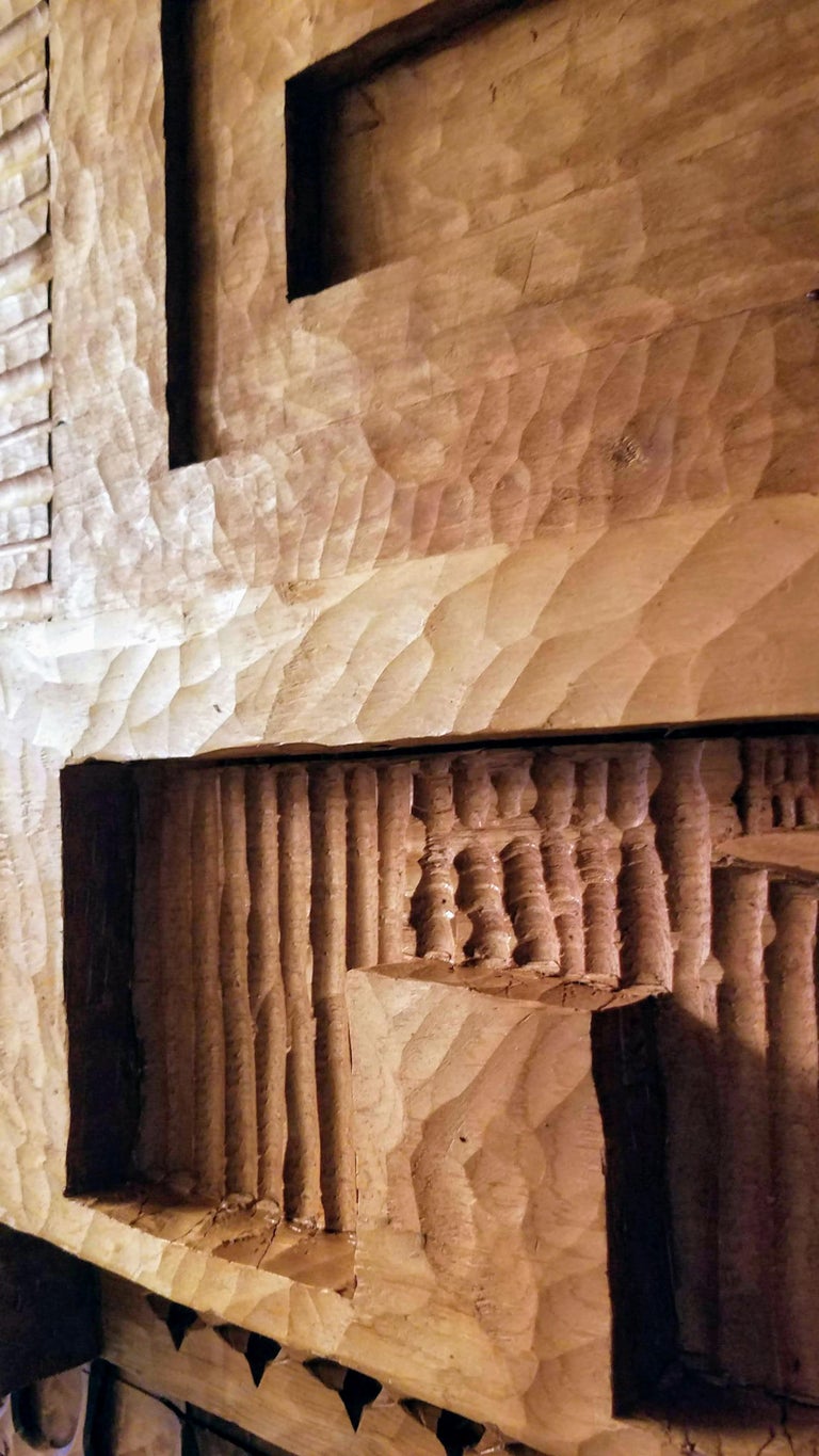 Leroy Setziol Carved Wall Sculpture 1963 For Sale at 1stDibs | leroy ...