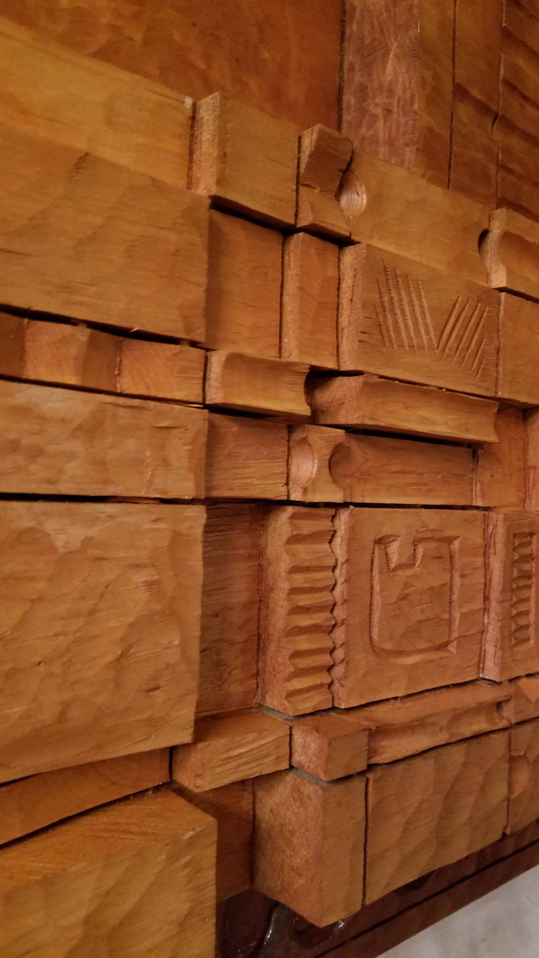 Leroy Setziol Carved Wall Sculpture 1963 For Sale at 1stDibs | leroy ...