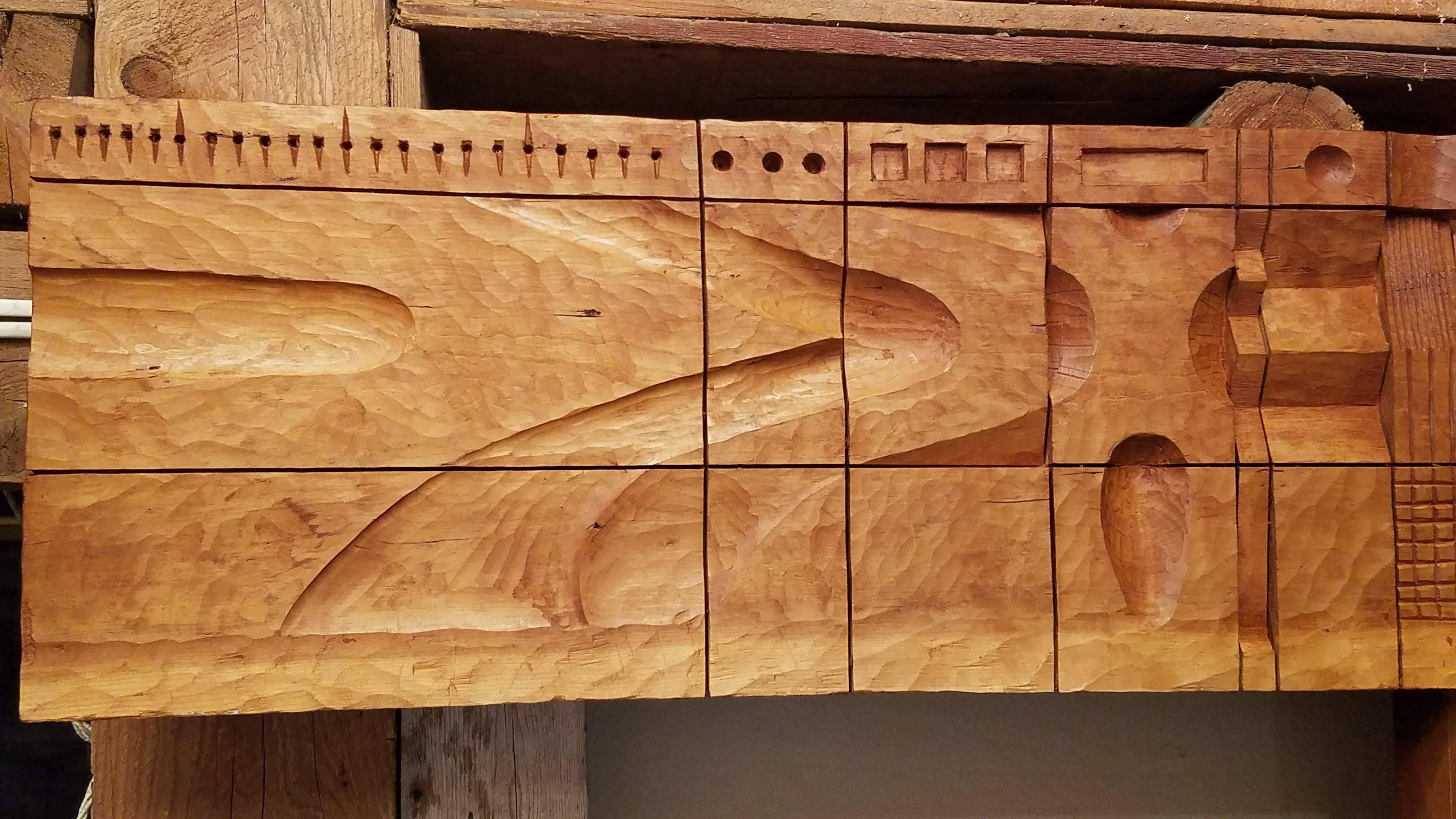 Leroy Setziol Carved Wall Sculpture 1963 For Sale at 1stDibs | leroy ...