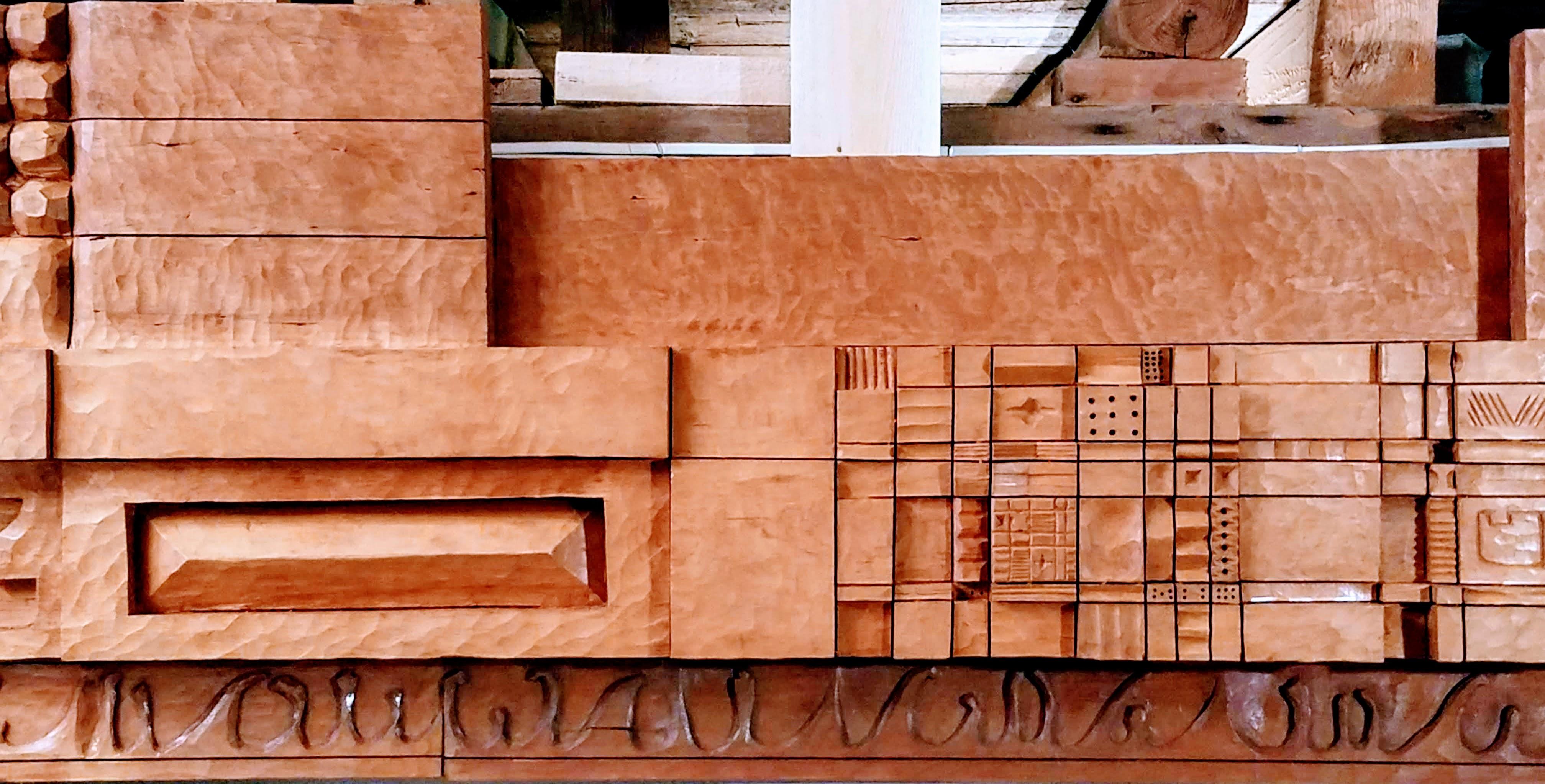 Leroy Setziol Carved Wall Sculpture 1963 For Sale at 1stDibs | leroy ...
