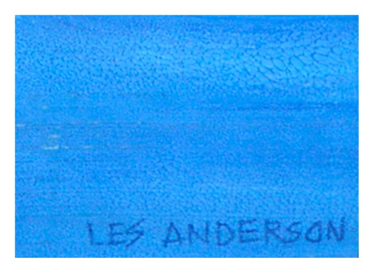 Les Anderson - Marina Geometric Abstract Watercolor For Sale at 1stDibs