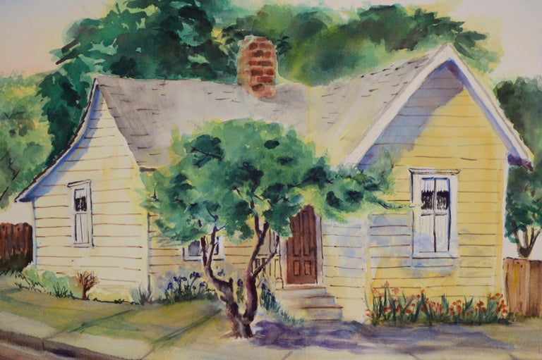 Les Anderson - Show Me Home - Double Sided Watercolor For Sale at 1stDibs