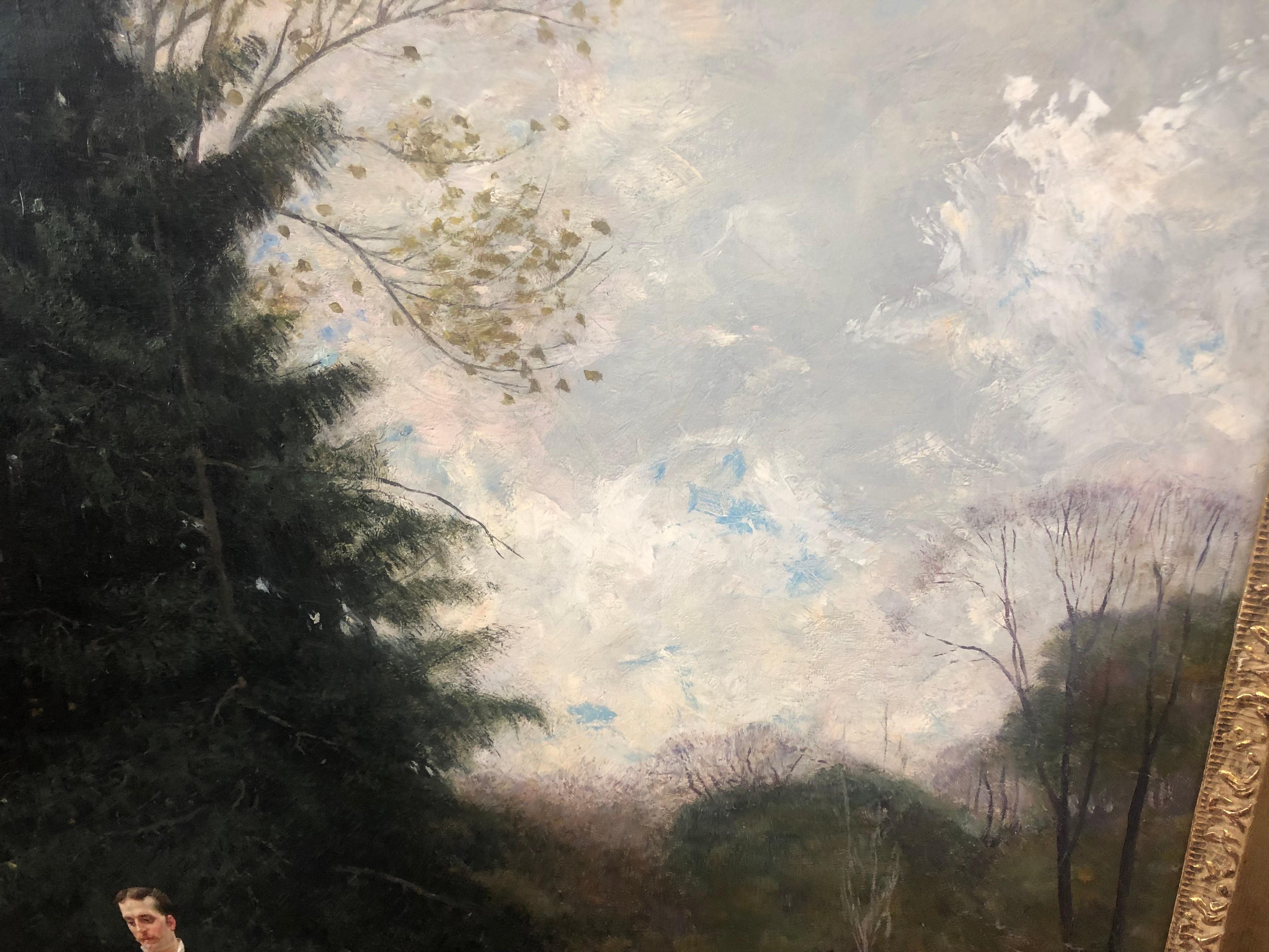 Les Noces Fontainebleau by Charles Edouard Delort For Sale at 1stDibs